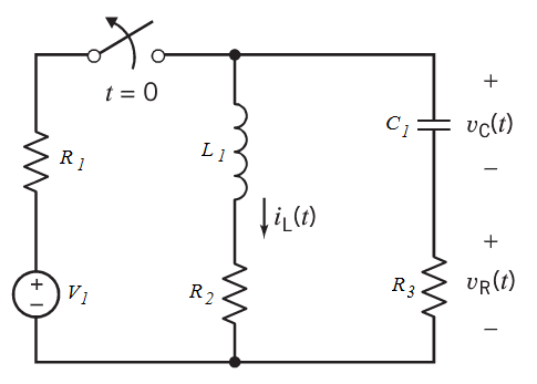 Solved For the circuit shown, use the following component | Chegg.com